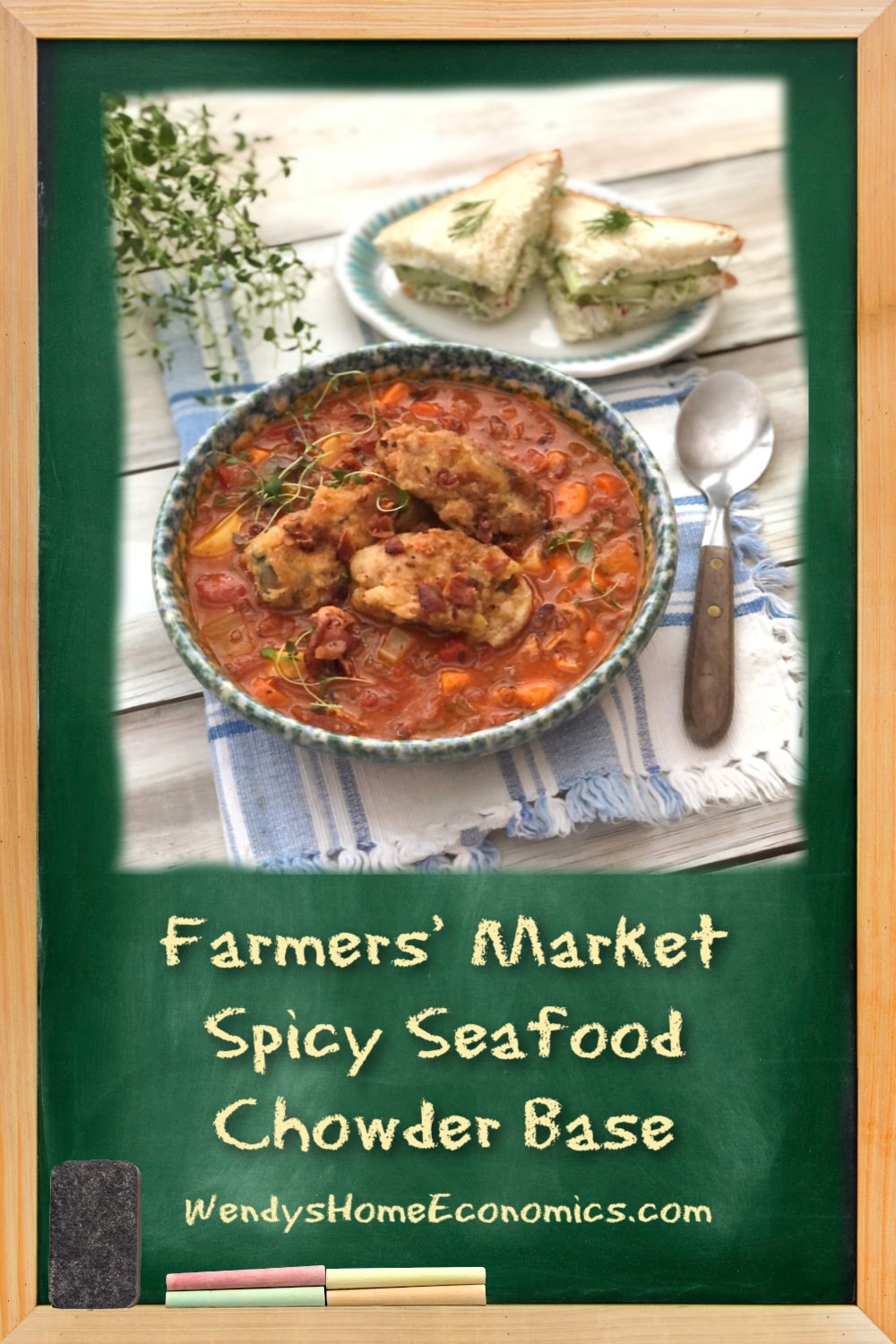 Farmers’ Market Spicy Seafood Chowder Base | Wendy's HOME EConomics!
